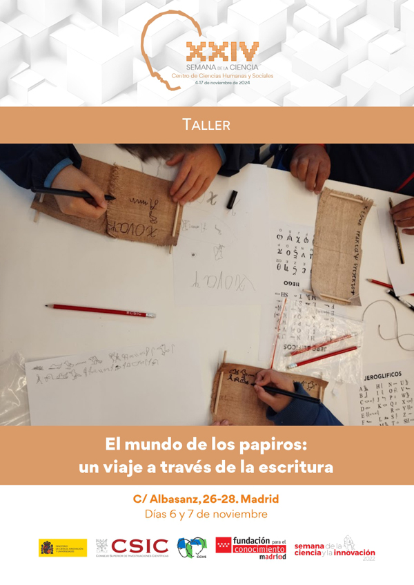 XXIV Semana de la Ciencia 2024: "El mundo de los papiros: un viaje a ...